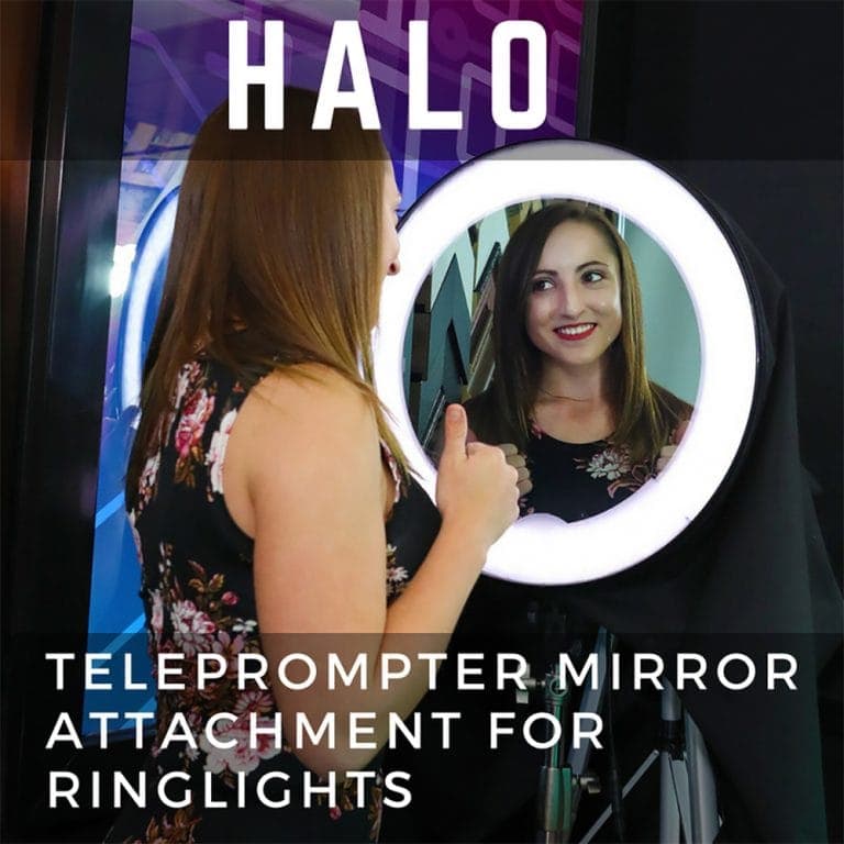 teleprompter-ringlight-mirror | Two Way Mirrors